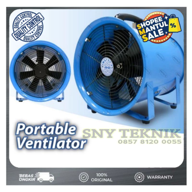 Jual Kipas Blower Hisap 12" Inch - Portable Ventilator IMATSU Tanpa Selang | Shopee Indonesia