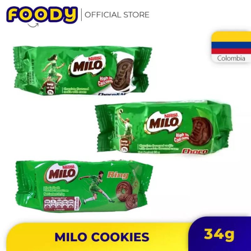 Jual MILO COOKIES - CHOCO MILK Biskuit Milo ISI 4 -Milo Cookies ...
