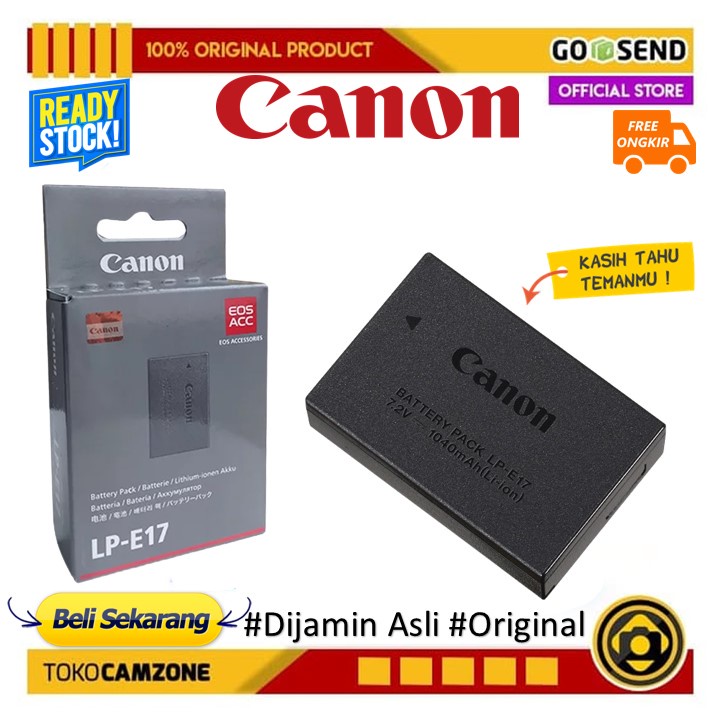 Jual Canon LP-E17 Battery Original for 750D/760D/M3/M5 | Shopee Indonesia