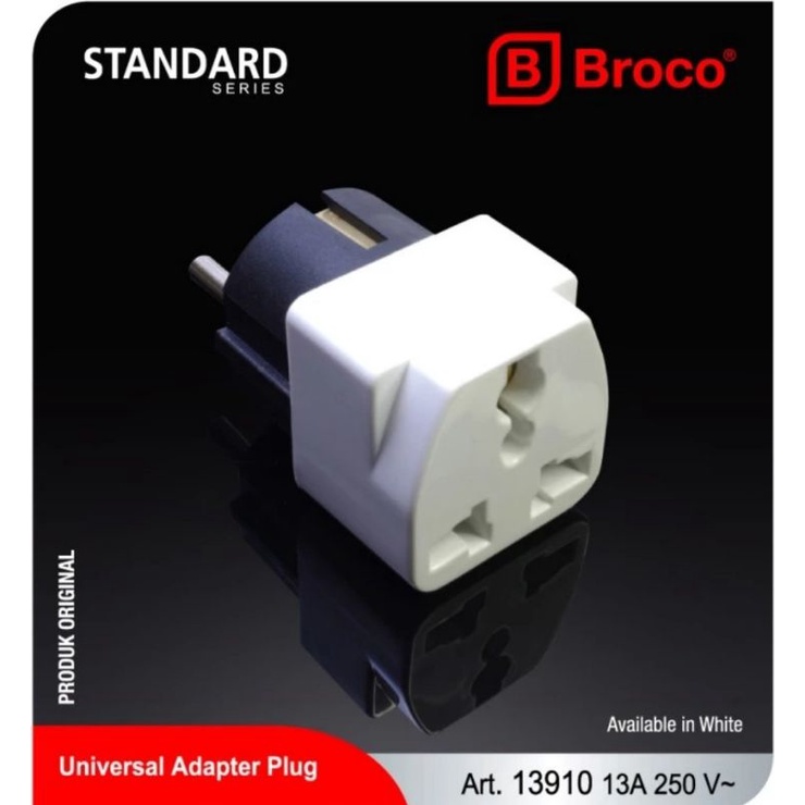 Jual MULTI ADAPTOR BROCO Universal Adapter Plug/Wanpro Broco 13910 13A ...