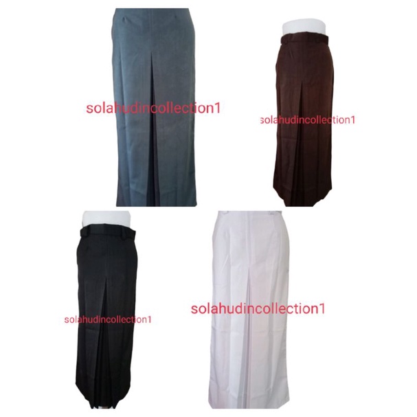 Jual ROK PANJANG MODEL SPAN BELAH SATU 1 ROK SEKOLAH DAN KERJA SMA, SMK WARNA LENGKAP PUTIH ABU ...