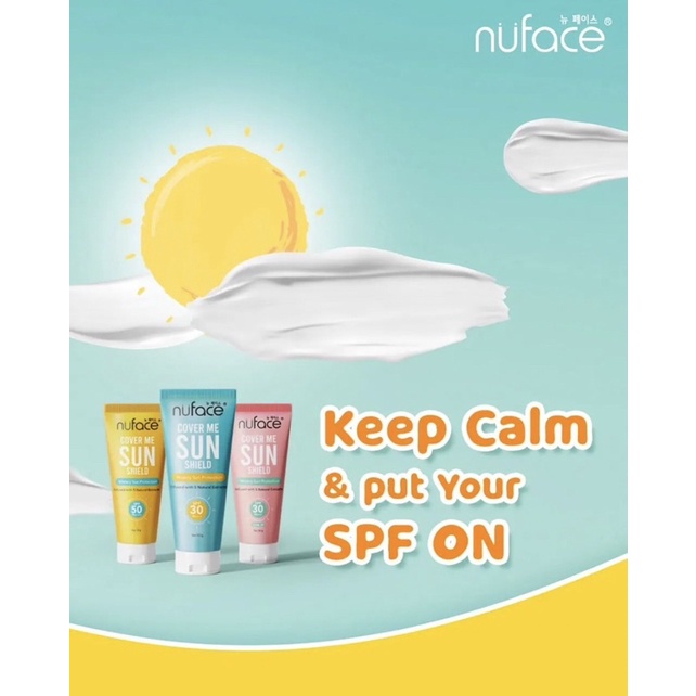 Jual Nuface Cover Me Sun Shield Sunscreen SPF 30 50 PA++++ 50gr ...