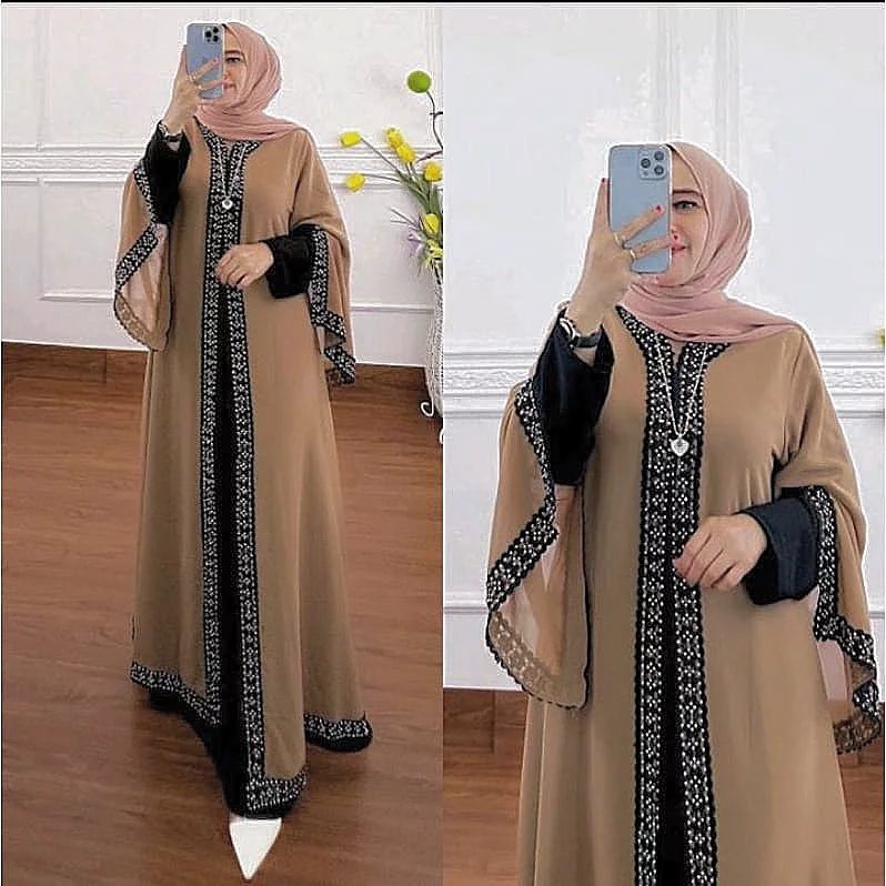 Jual PROMO TERLARIS!!! NISA ARABIAN ABAYA S M L XL XXL - Abaya Bahan ...