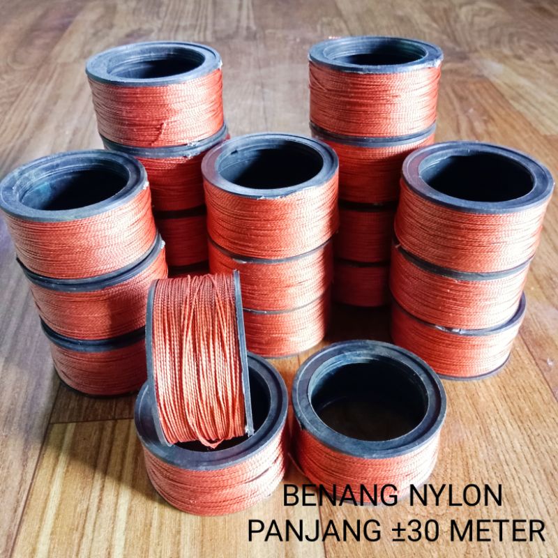 Jual benang nilon, benang bangunan, tali nilon roll serbaguna | Shopee ...
