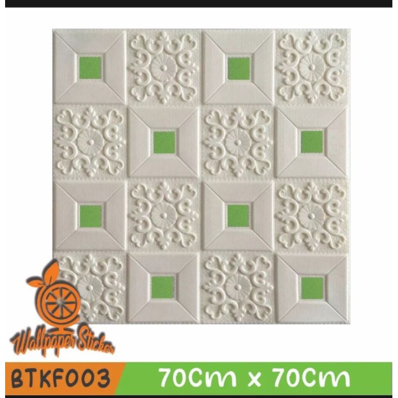 Jual Wallpaper Dinding Foam Batik 70cmx 70cm 3d foam bata wallpaper ...