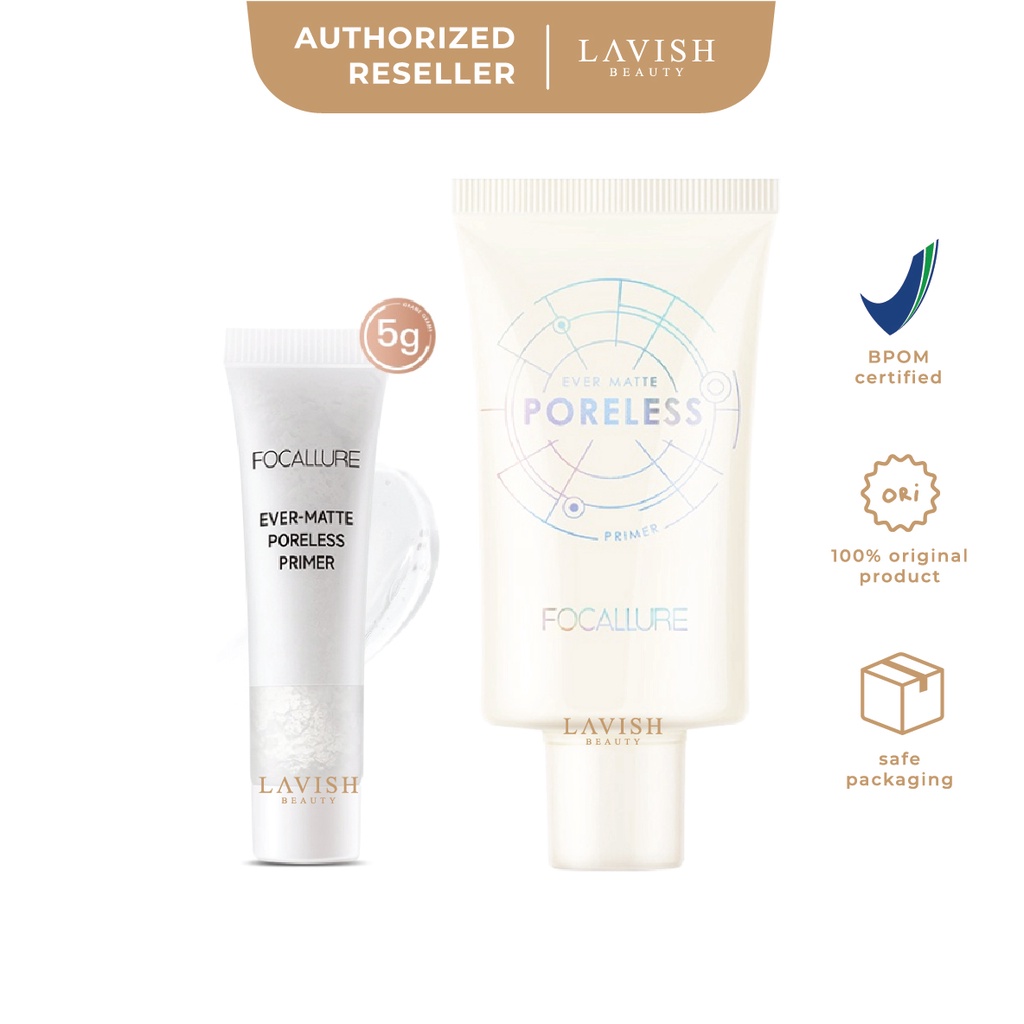 Jual FOCALLURE Ever-Matte Poreless Primer (5gr // 20gr) (FA268 ...