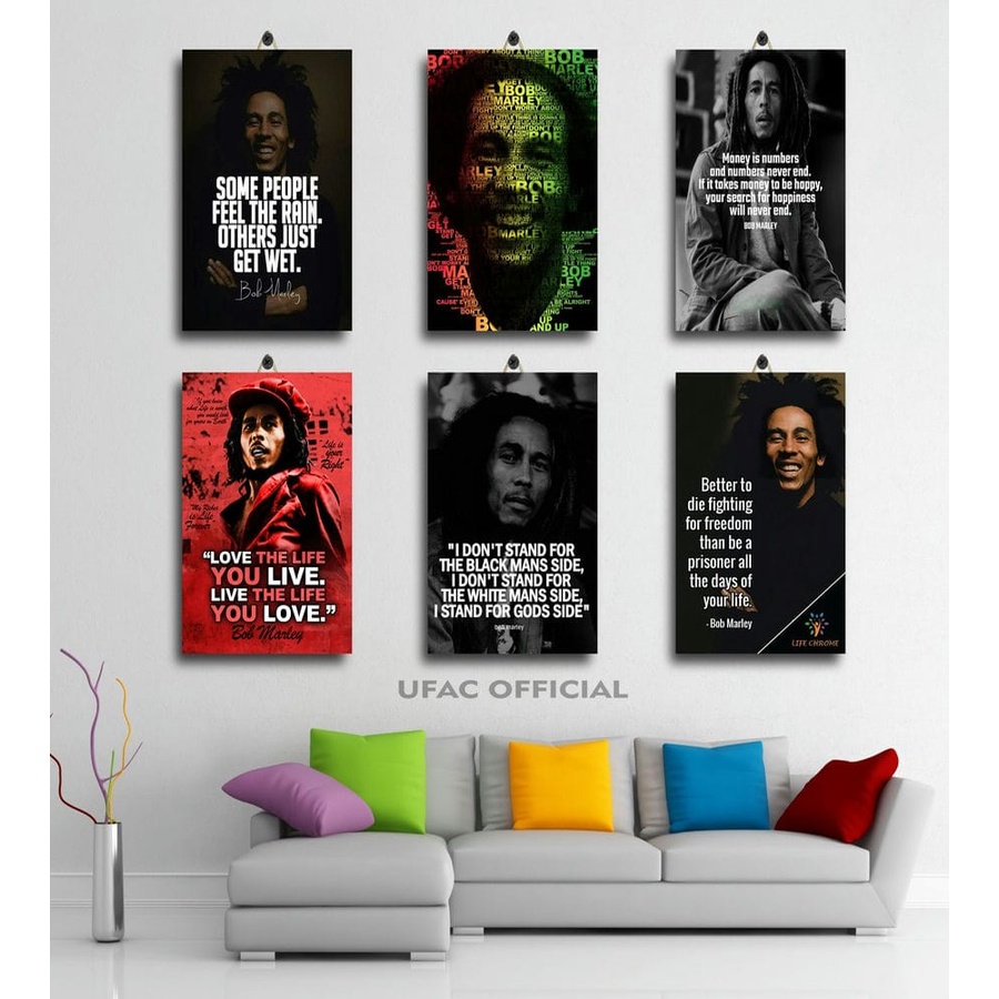 Jual HIASAN RUANG GAMING MOTIVATIONAL QUOTES BOB MARLEY 20X30 VSZQW ...