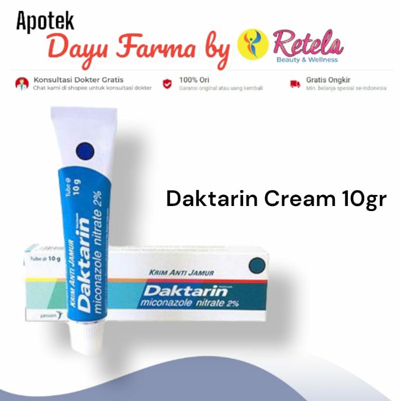 Jual DAKTARIN CREAM 10GR | Shopee Indonesia