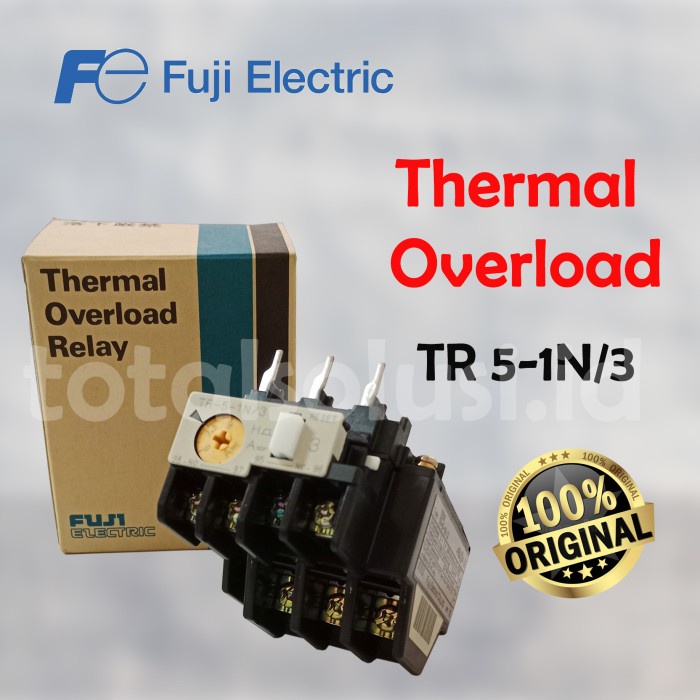Jual Thermal Overload Relay Tr-5-1N/3 Fuji Electric | Shopee Indonesia