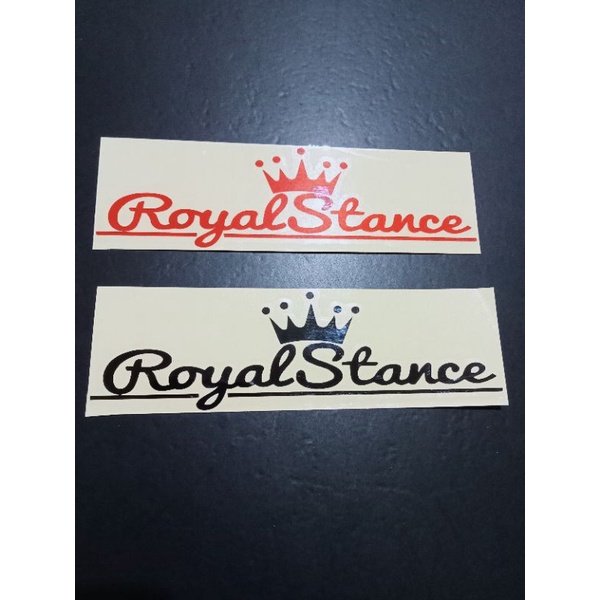 Jual sticker tulisan Royal stance cutting | Shopee Indonesia