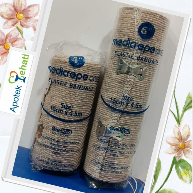 Jual One Med Perban Medicrepe One Elastic Bandage 10 cm & 15 cm ( P = 4 ...