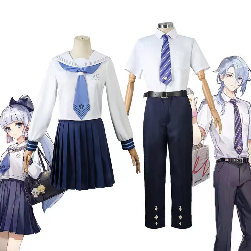 Jual Genshin Impact cos clothing, tea making, Kamisato Ayaka JK ...