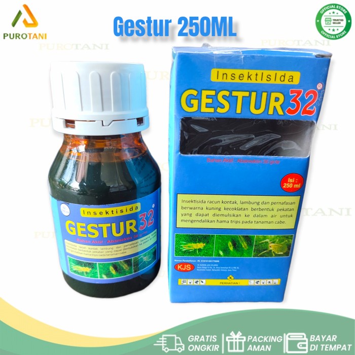 Jual Insektisida Gestur 32 250ml Abamectin 32 GESTUR 32EC 250ML | Shopee Indonesia