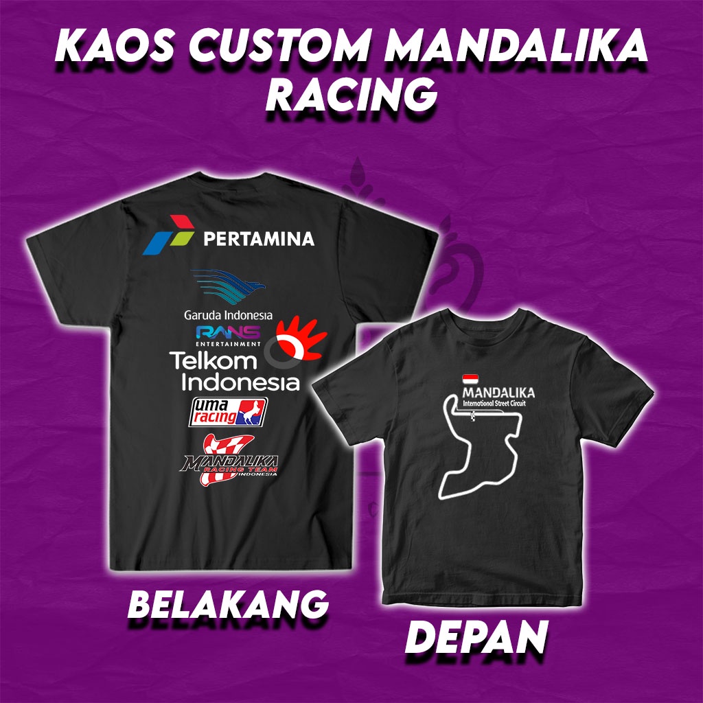 Jual Kaos Racing Mandalika -Kaos Mandalika - T-Shirt - Sirkuit Madalika ...