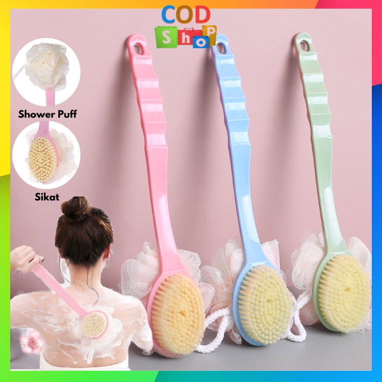 Jual COD - H5424 Tongkat Sikat Punggung Mandi / Sikat Gosok Pembersih ...