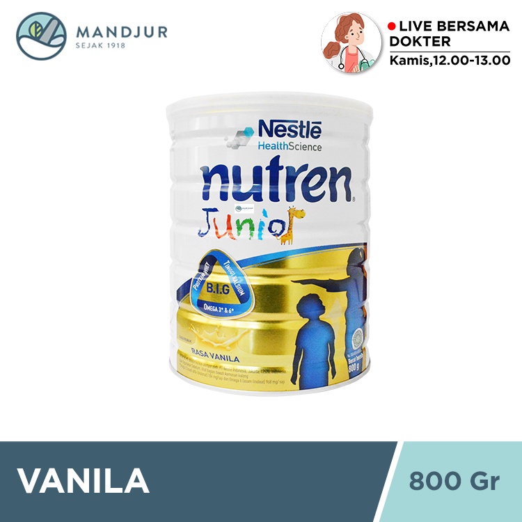 Jual Nutren Junior 800 Gram - Susu Pertumbuhan Anak 1 - 10 Tahun ...