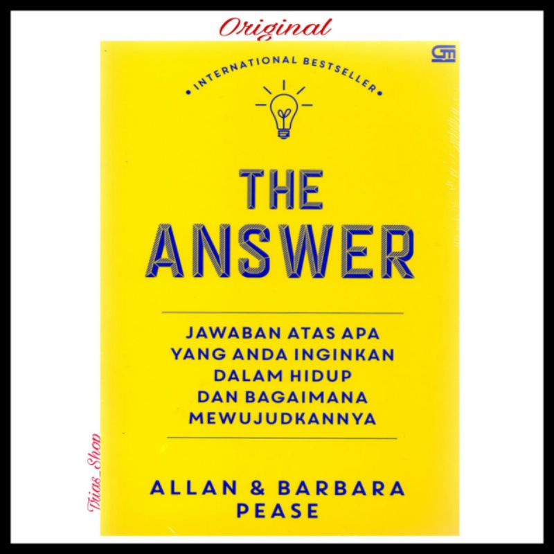 Jual Buku The Answer Jawaban Atas Apa Yang Anda Inginkan Dalam Hidup