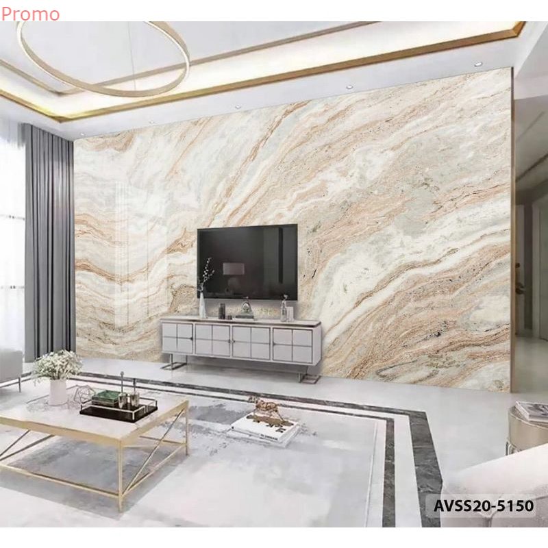 Jual Wallpaper Custom Batu Alam 3D Wallpaper Marble 3D | Shopee Indonesia