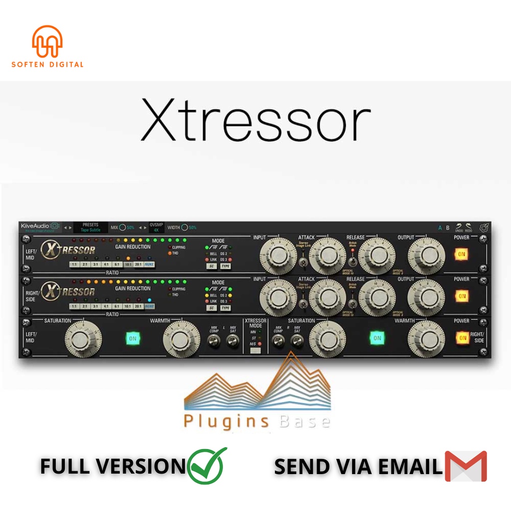 Jual Kiive Audio Xtressor v1 VST Plugin Compression, Saturation, Mid-Side and tons of ...