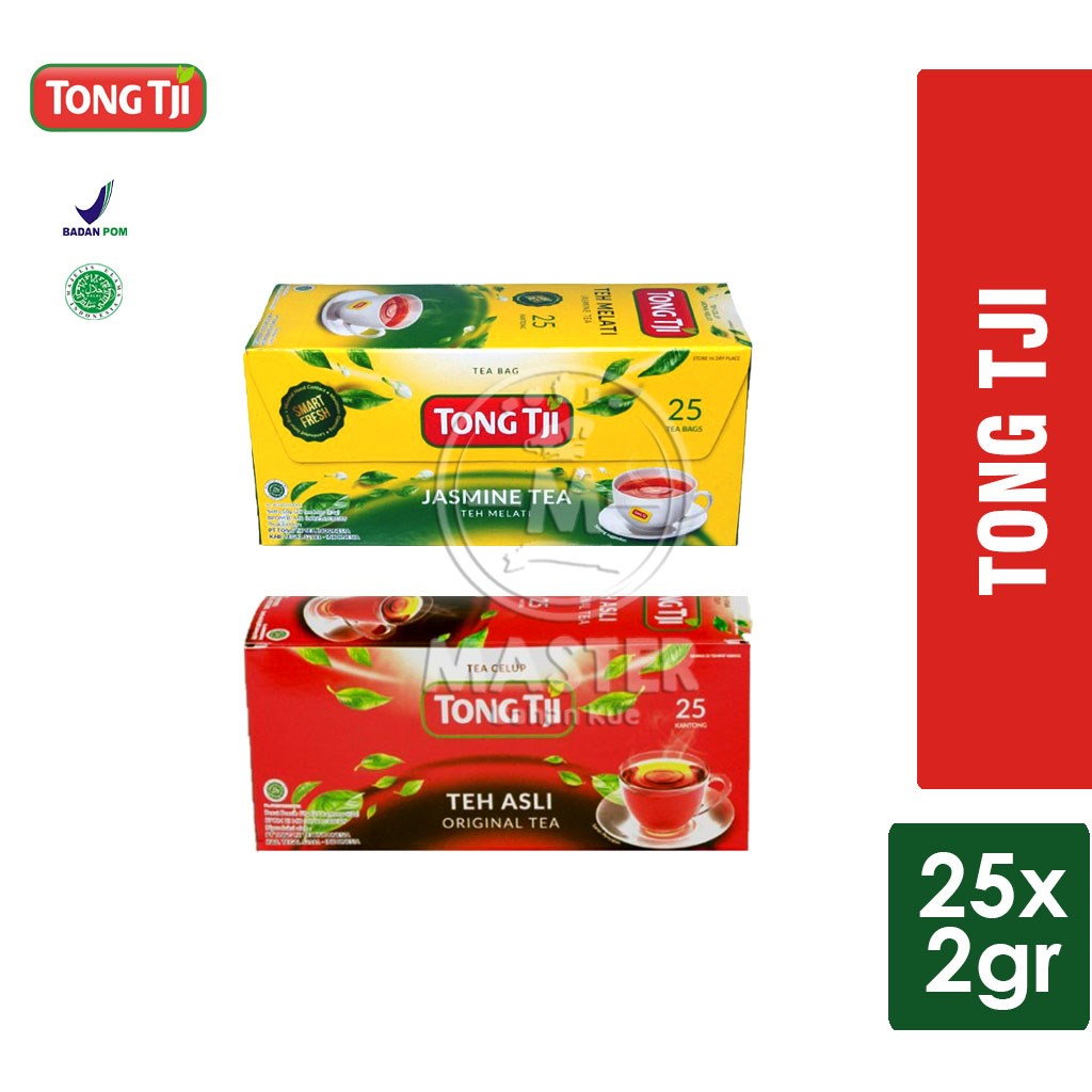 Jual Tong Tji Jasmine Tea / Original Tea / Teh celup [1 Box isi 25 pcs ...