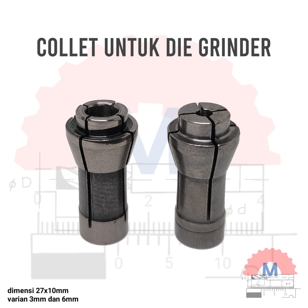 Jual Collet chuck Die grinder air grinder 3mm 6mm | Shopee Indonesia