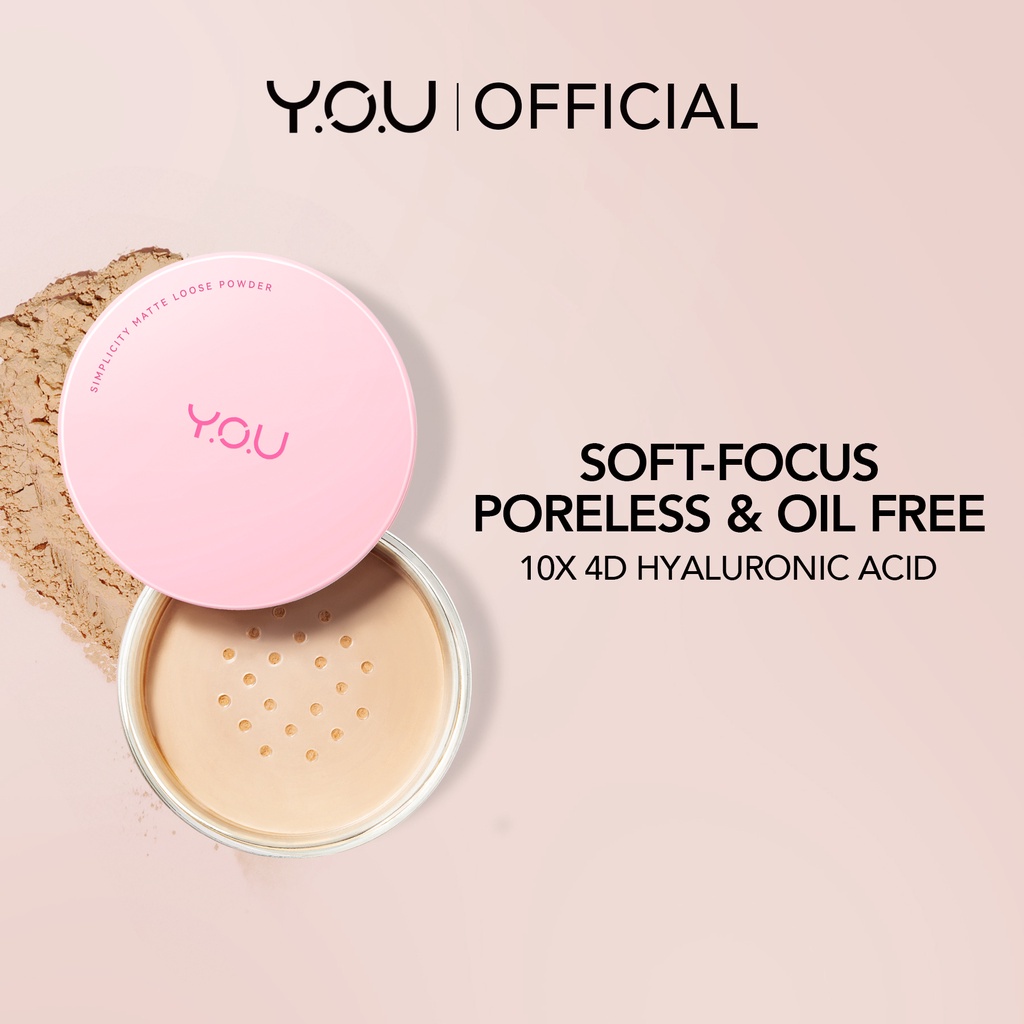 Jual YOU Simplicity Matte Loose Powder | Bedak Tabur | Shopee Indonesia