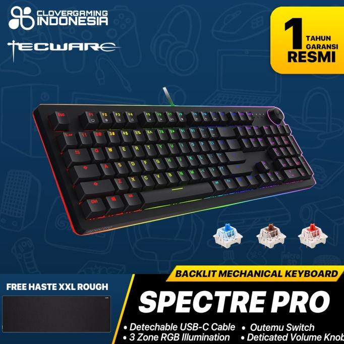 Jual Tecware Spectre Pro RGB - Mechanical Gaming Keyboard Red Blue ...