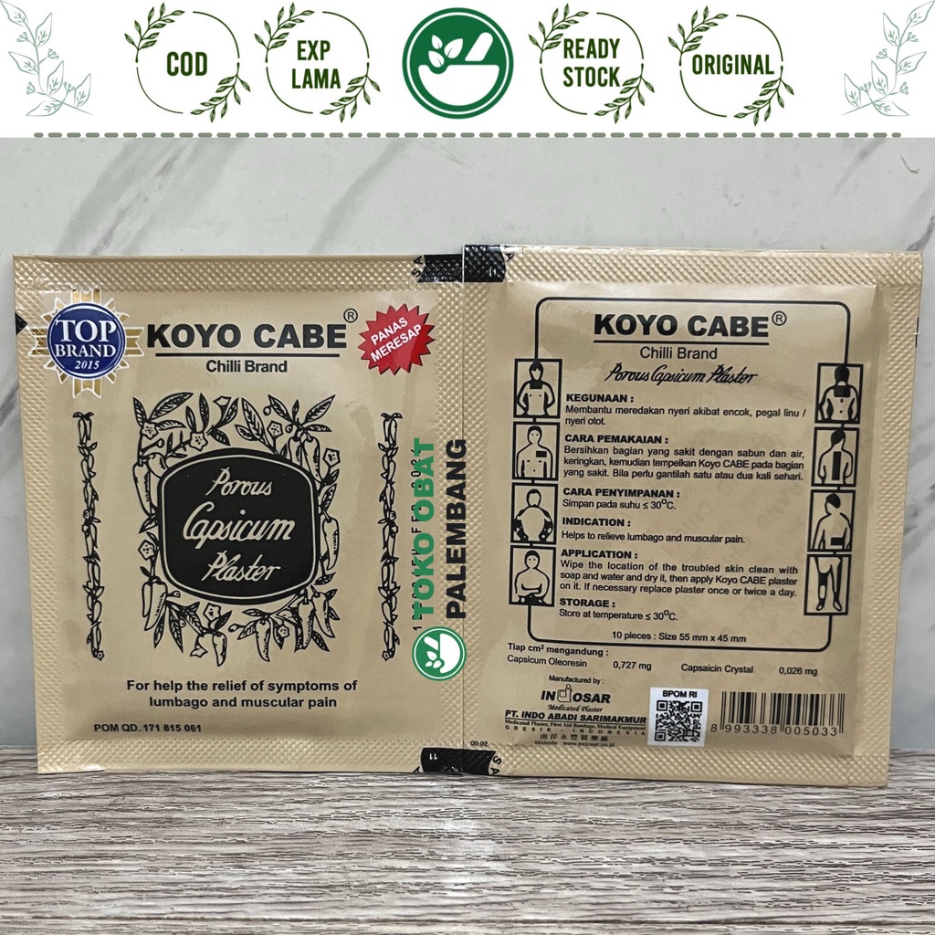 Jual KOYO CABE CHILLI BRAND 1SACHET 10LEMBAR POROUS CAPCIUM CHILLI KOYO ...