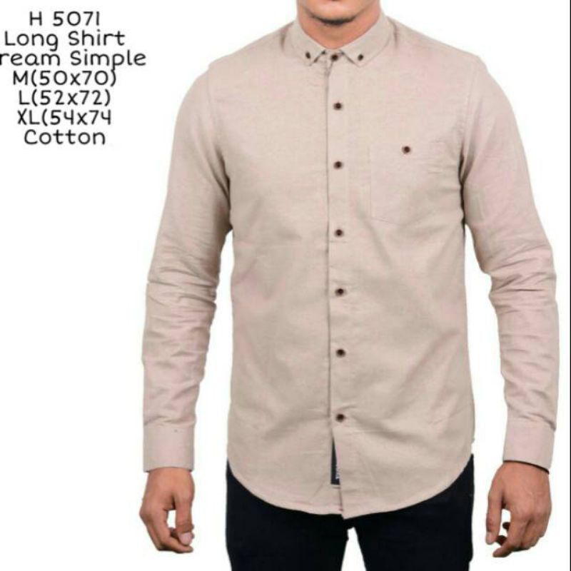 Jual Kemeja Pria lengan panjang kemeja polos pria kemeja hitam kemeja ...