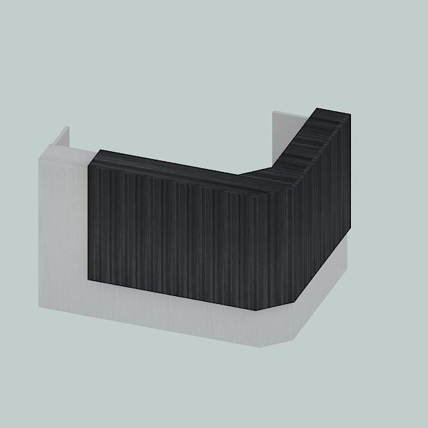 Jual meja resepsionis meja kantor meja kerja hpl minimalis modern ...