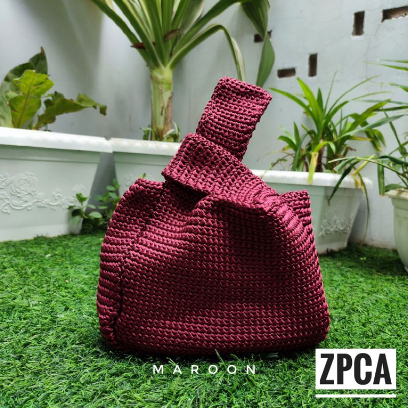 Jual Tas Rajut Knot Bag Tas Pesta Tas Jinjing Kekinian | Shopee Indonesia
