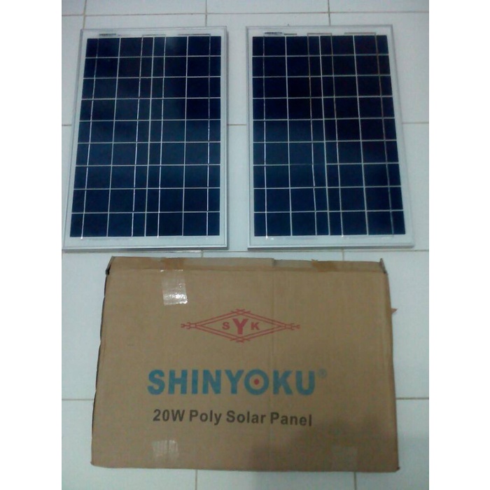 Jual Solar cell/Panel surya shinyoku 20wp poli | Shopee Indonesia