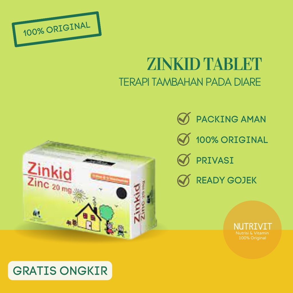 Jual Zinkid 20 Mg Tablet | Shopee Indonesia