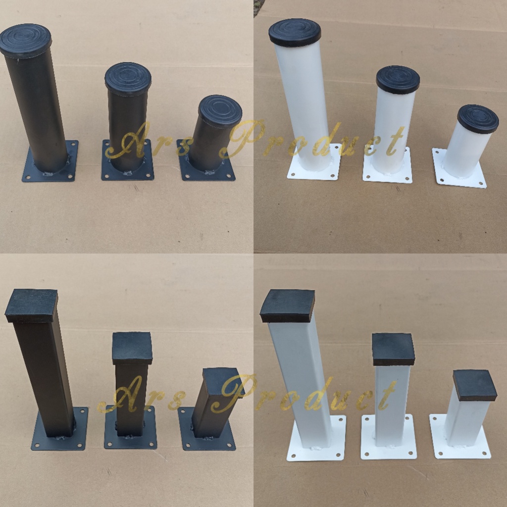 Jual Ars Kaki Sofa/Lemari/Meja Besi Solid Varian Kotak Dan Bulat Tinggi ...
