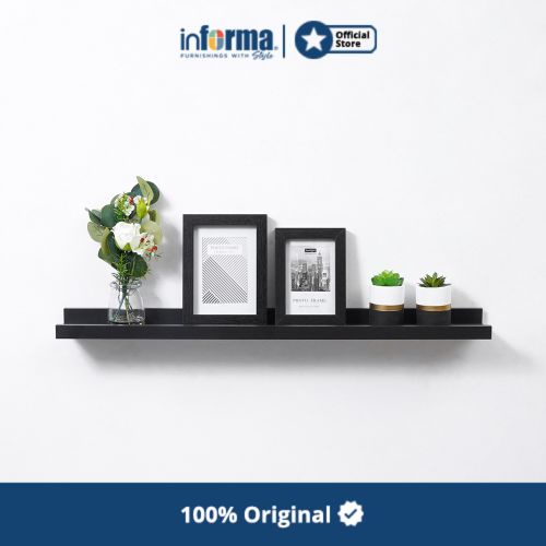 Jual Informa Doland Rak Dinding 80 Cm - Hitam Decorative Wall Shelf Rak ...
