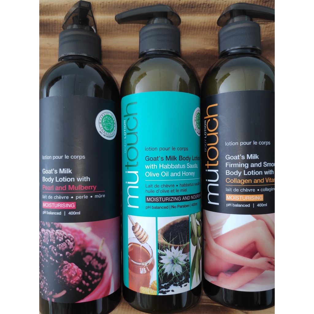 Jual MuTouch Goat's Milk Body Lotion 400ml | Shopee Indonesia