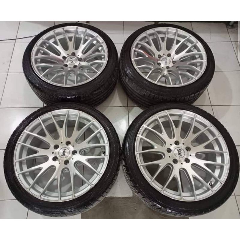 Jual Velg Variasi Pelek Mobil Seken HSR Nifty Ring 18 Pcd 5x112 + Ban 225 40 r18 Buat Camry ...