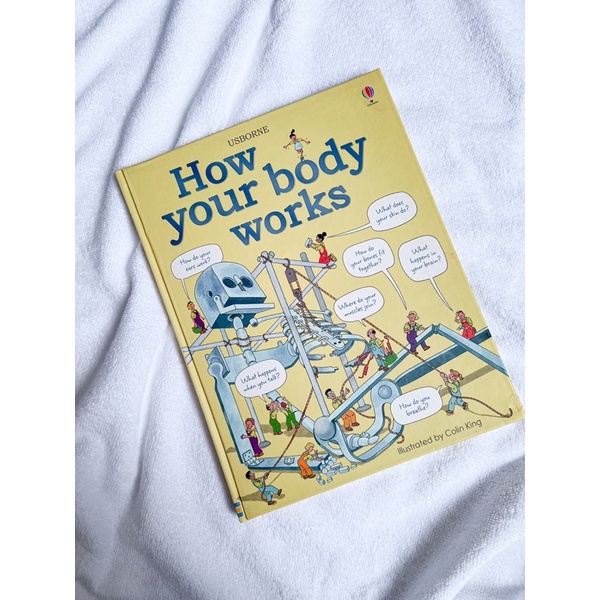 Jual Buku Import English Usborne How Your Body Works Science Book Kids ...