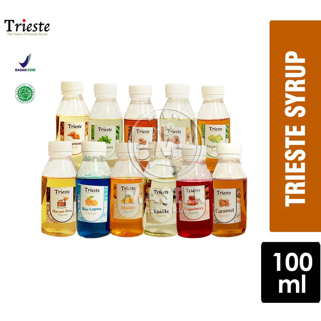 Jual Trieste Syrup / Sirup Repack [Botol 100ml] | Shopee Indonesia