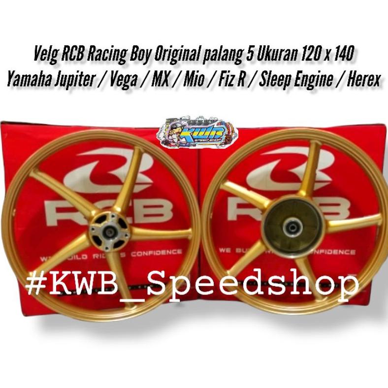Jual velg veleg RCB racing boy gold SP522 set depan belakang 140 dan ...