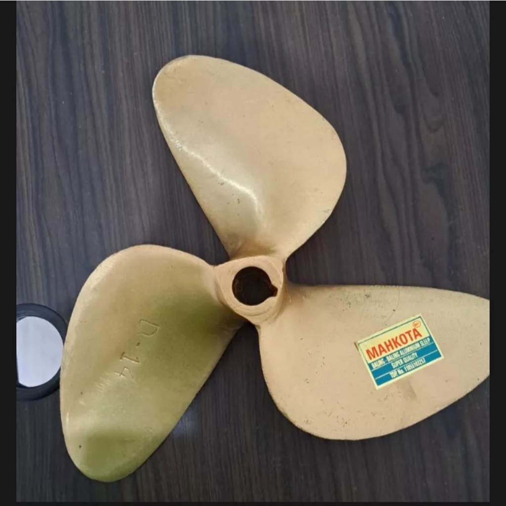 Jual Baling kuningan D-14 kipas baling kapal perahu propeller kuningan ...