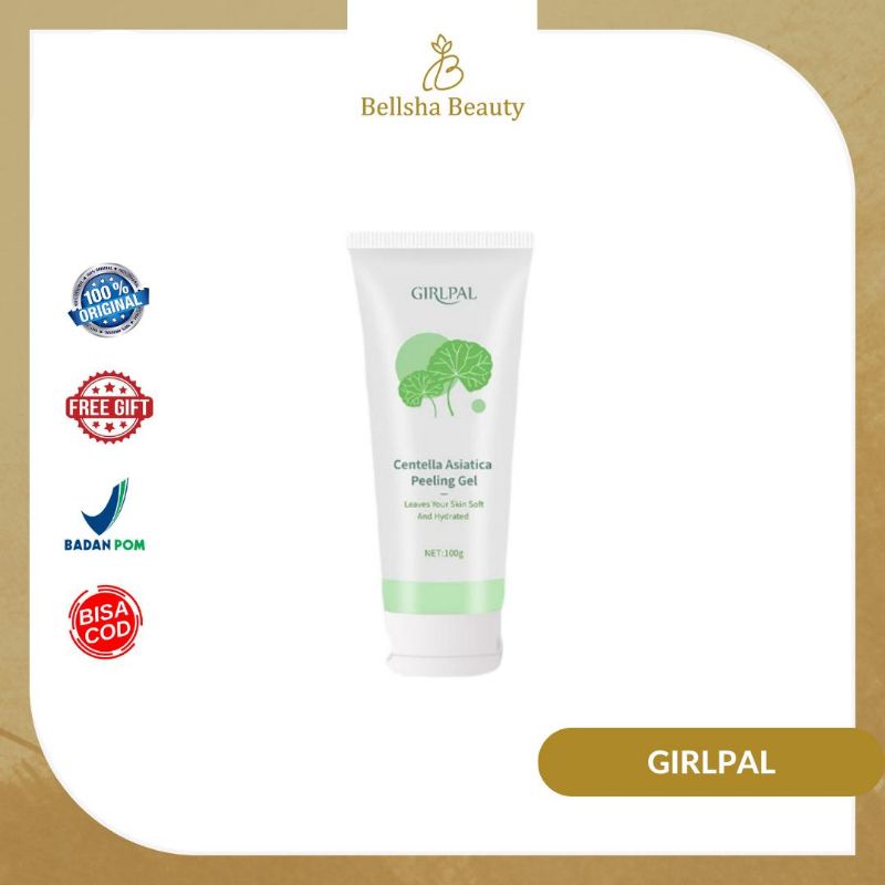 Jual GIRLPAL Centella Asiatica Peeling Gel 100g Facial Glowing Blackhead Cleaner Body ...