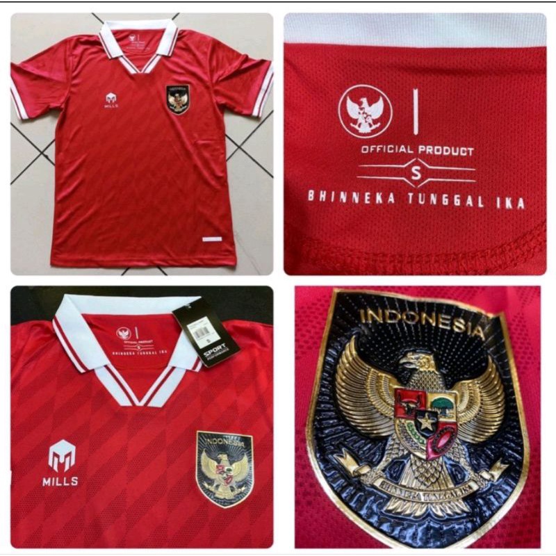 Jual Jersey Baju Bola Timnas Indonesia Merah Home Grade ORI Import | Shopee Indonesia