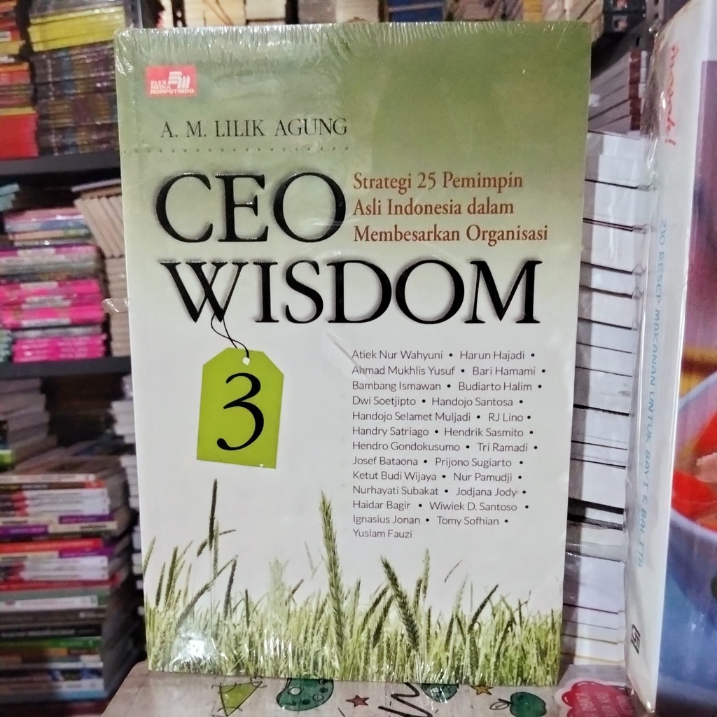 Jual Buku "CEO WISDOM 3"STRATEGI 25 PEMIMPIN ASLI INDONESIA DALAM ...