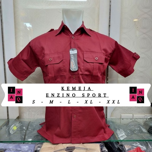 Jual INAQ - KEMEJA ENZINO - SERAGAM - PDL - PDH - SERAGAM PNS LENGAN ...