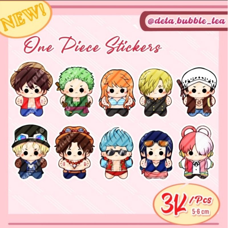 Jual CHIBI ONE PIECE STICKERS | Shopee Indonesia