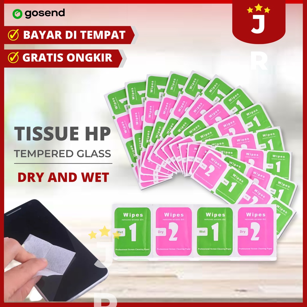 Jual (Isi 10 Pcs) Tissue / Tisu Tempered / Tempred / Tampered / Temple ...