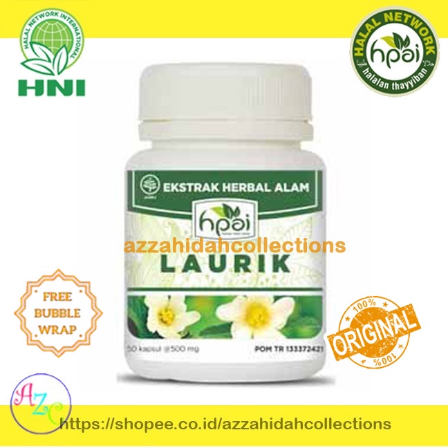 Jual LAURIK - Obat Herbal Asam Urat - HNI HPAI KH-azc0 | Shopee Indonesia