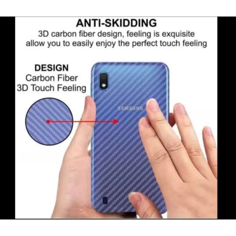 Jual Anti Gores Belakang Skin Carbon Handphone | Shopee Indonesia