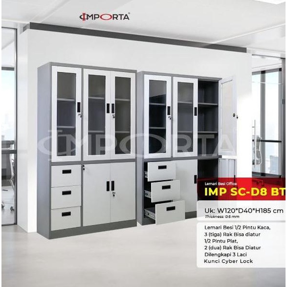 Jual LEMARI ARSIP BESI KANTOR FILLING CABINET IMPORTA | Shopee Indonesia